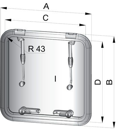 ALTUS escape hatch - model 1 - Vetus