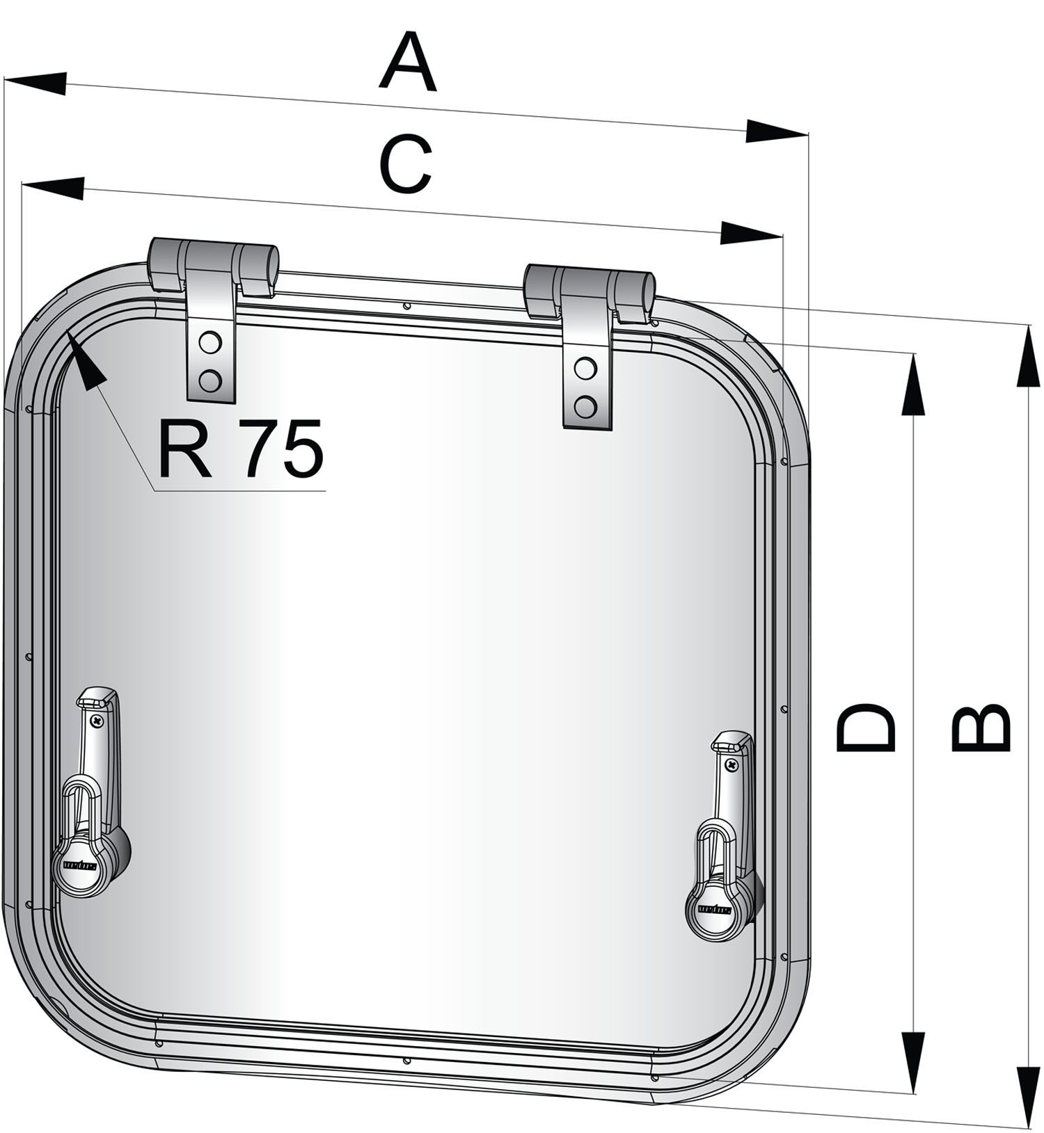 Planus ventilation hatch - VETUS