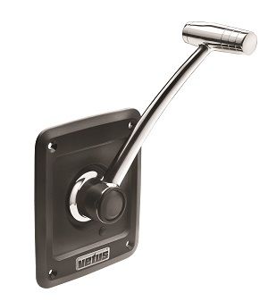 Single lever remote control, side mounting, with stainless steel (AISI ...