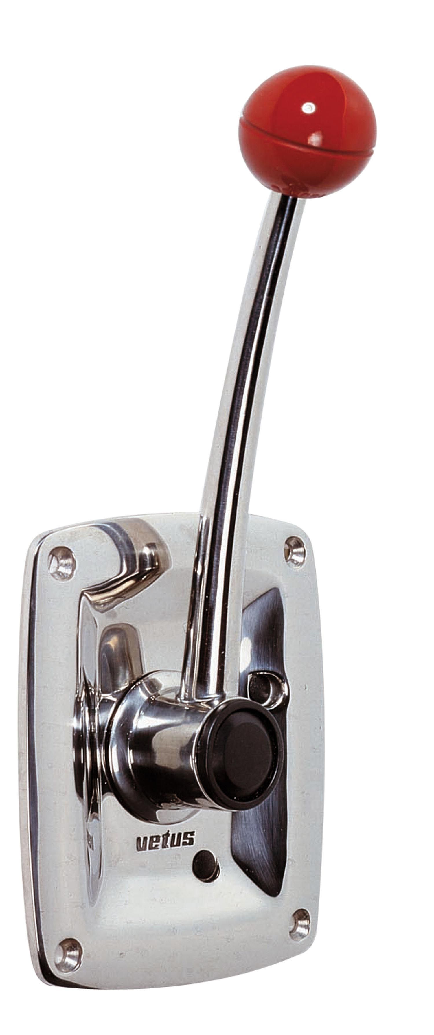 Single lever remote control, side mounting, with stainless steel (AISI ...