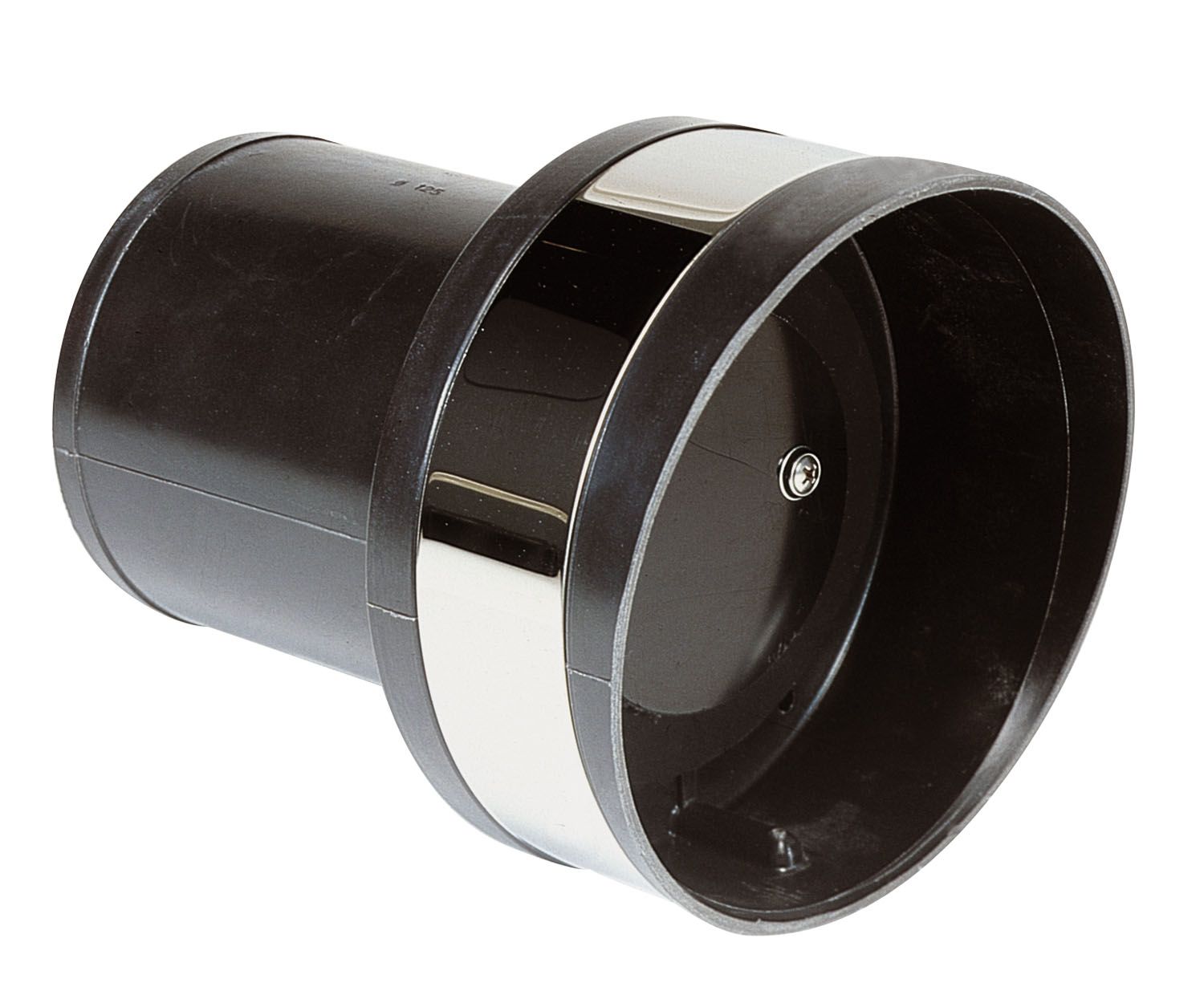 VETUS plastic transom exhaust connection with check valve, 90mm - VETUS