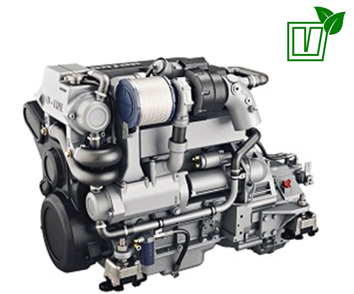 Engine Deutz 4 cyl 140hp 12V/160A/1P Without gearbox - VETUS